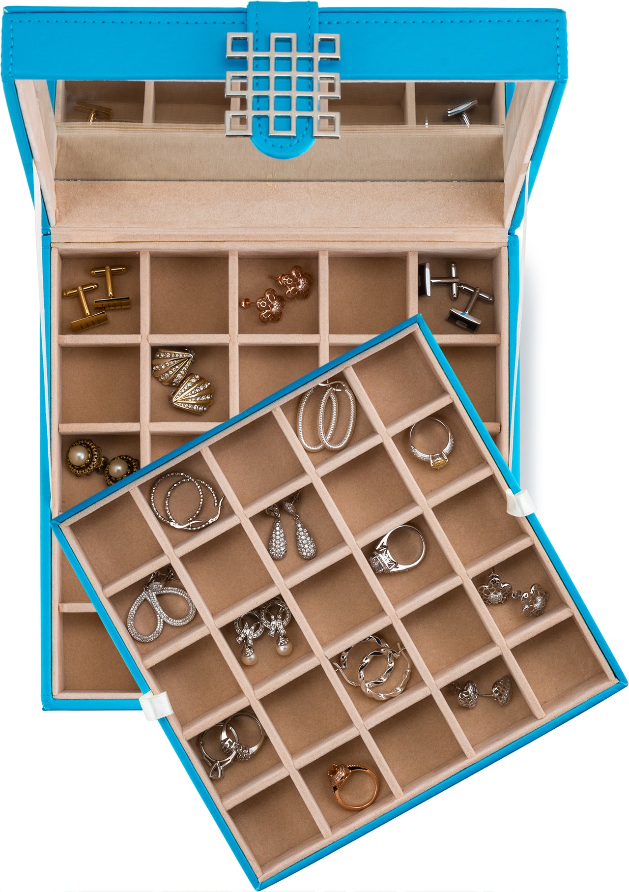 Earring Organizer Box [50 Sections, Choice Of 7 Colors] – Glenor Co.