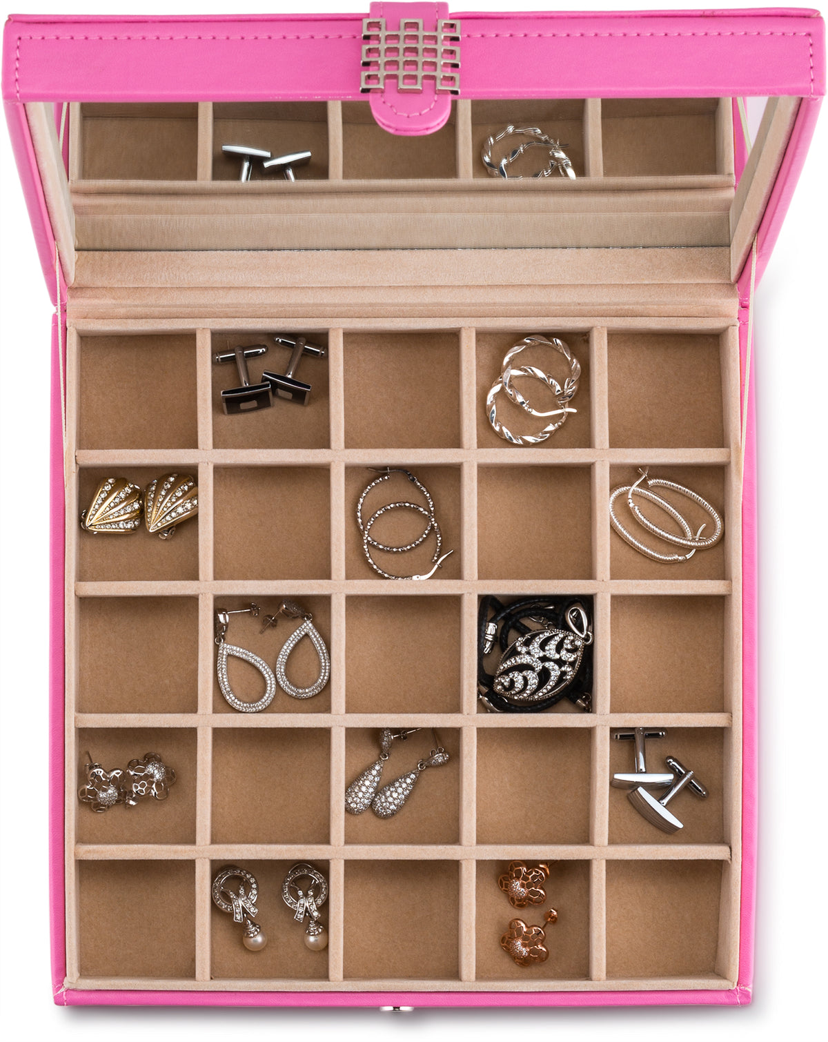 Earring Organizer Box [25 Sections, Choice Of 3 Colors] – Glenor Co.